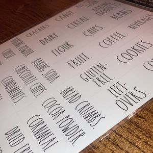 Rae Dunn | Storage & Organization | Rae Dunn Diy Organizing Labels ...
